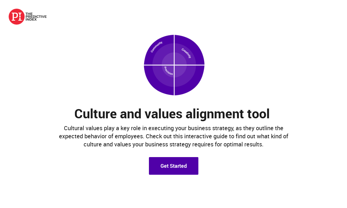 Culture and values alignment tool