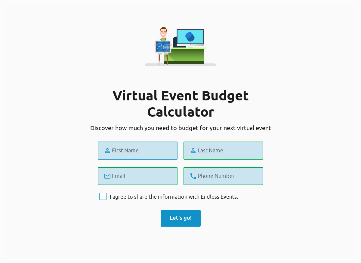 Virtual Event Budget Calculator
