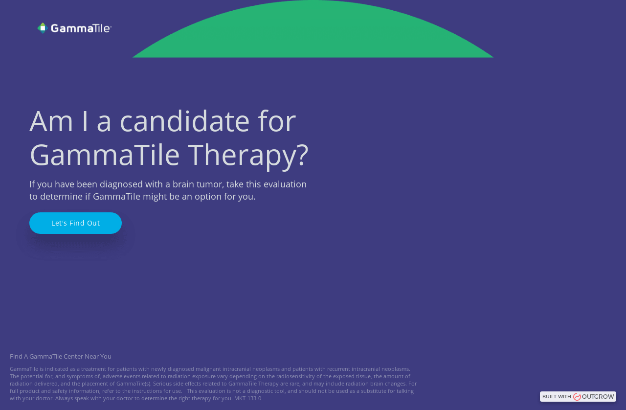 GammaTile Therapy Patient Evaluation