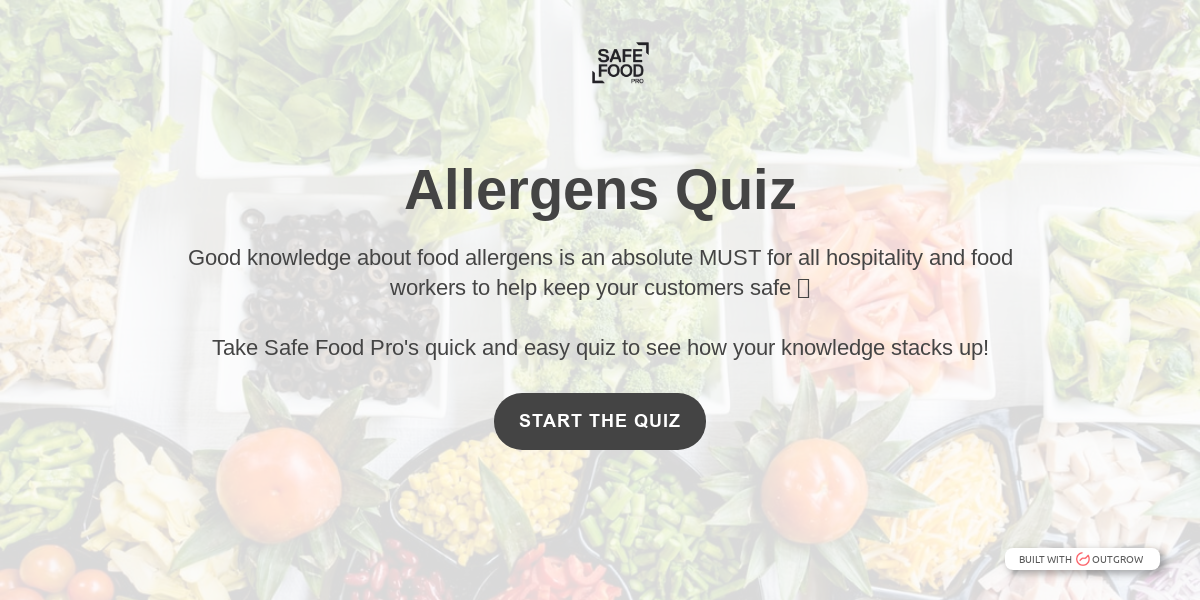 Food Allergens Quiz