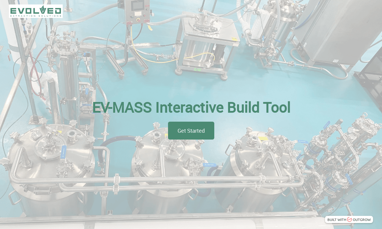 EV-MASS Interactive Build Tool | Evolved Extraction
