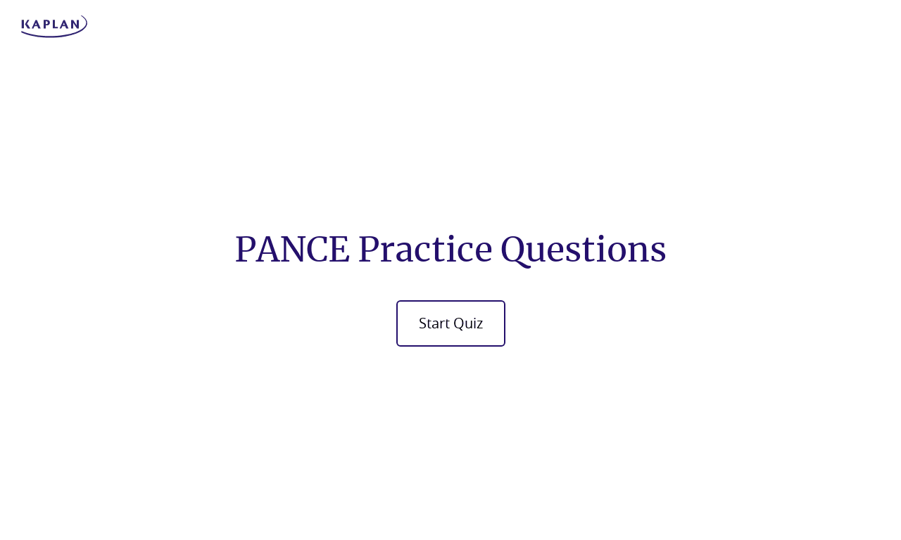 QUIZ: PANCE Practice Questions