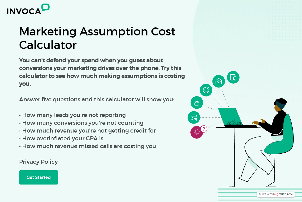 Marketing Assumption Cost Calculator