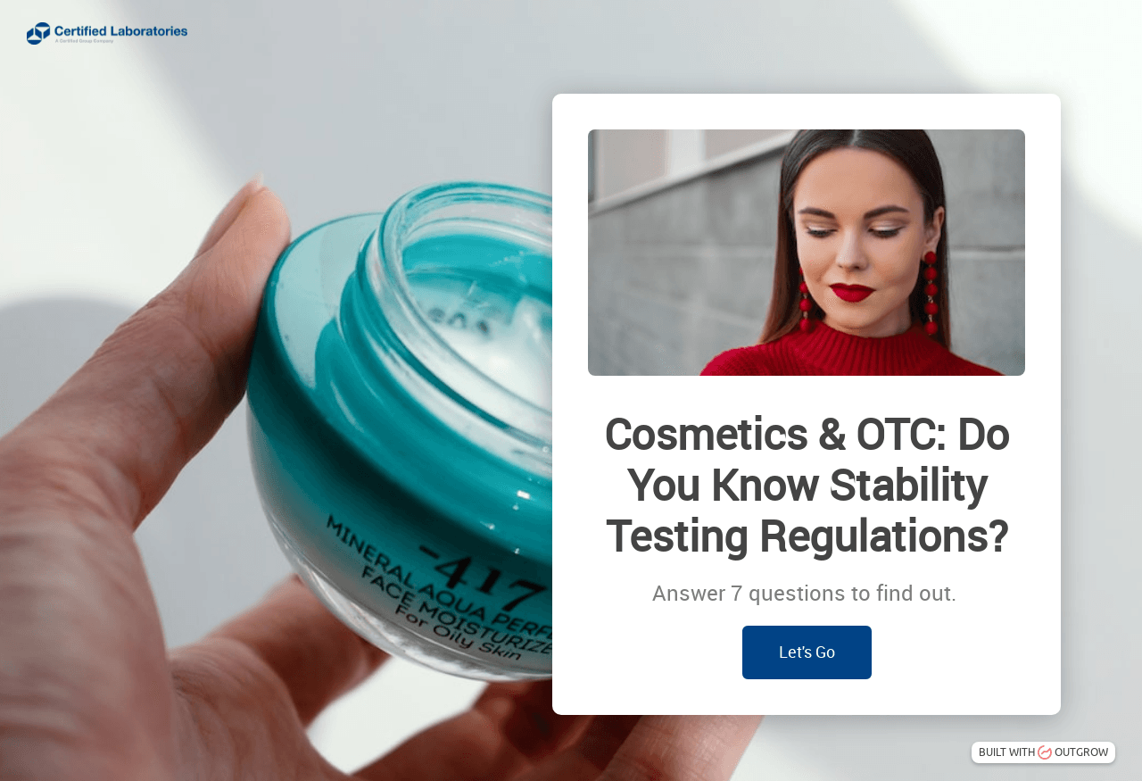 Quiz: Cosmetic Stability Testing Regulations