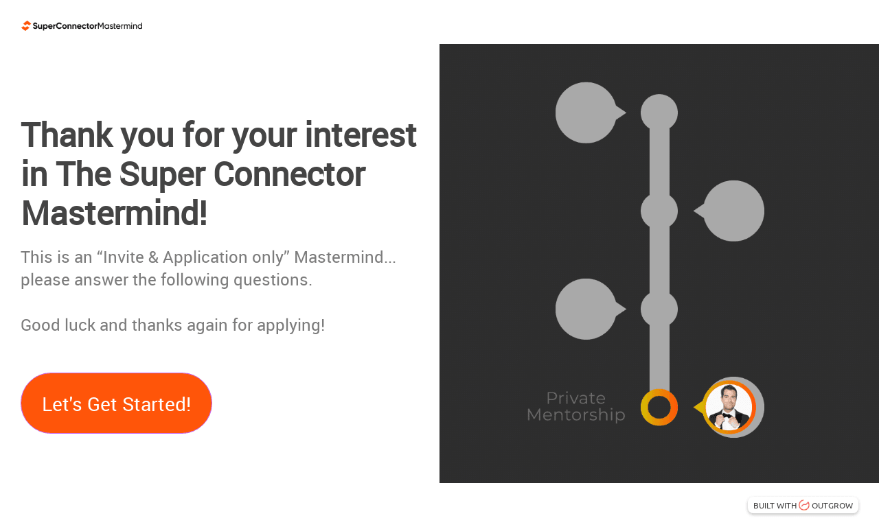 Your Super Connector Mastermind Application