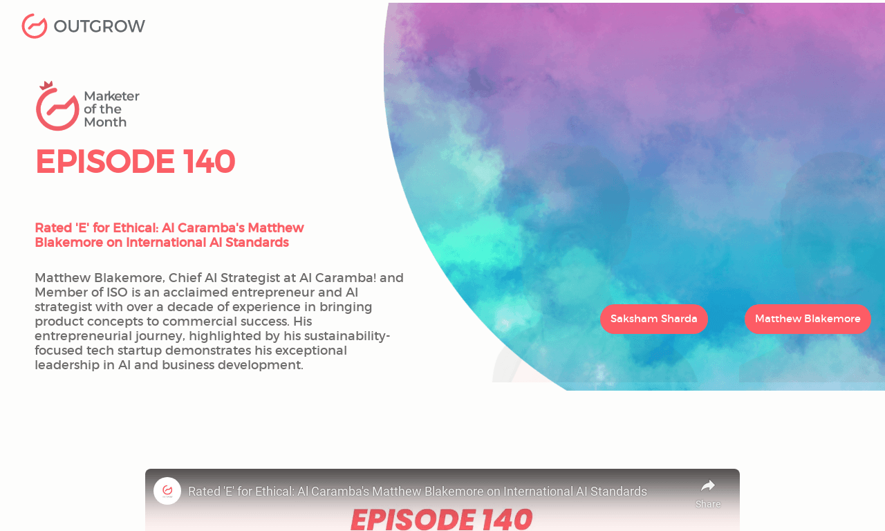 EPISODE 140: Interview with Matthew Blakemore