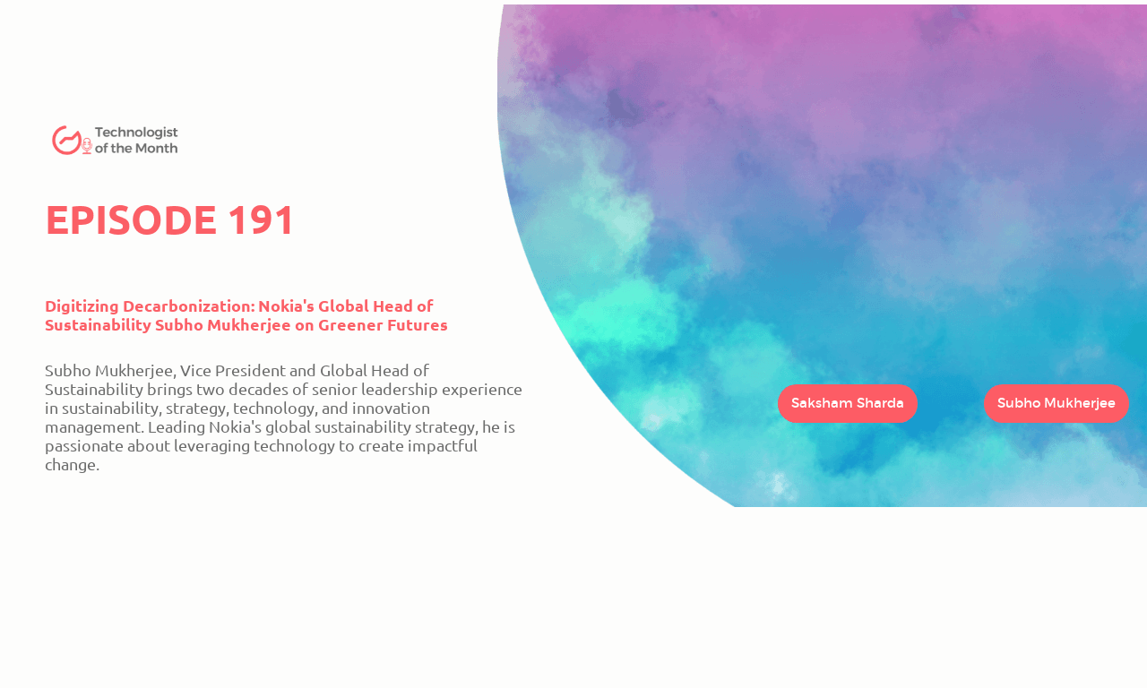 EPISODE 191: Interview with Subho Mukherjee