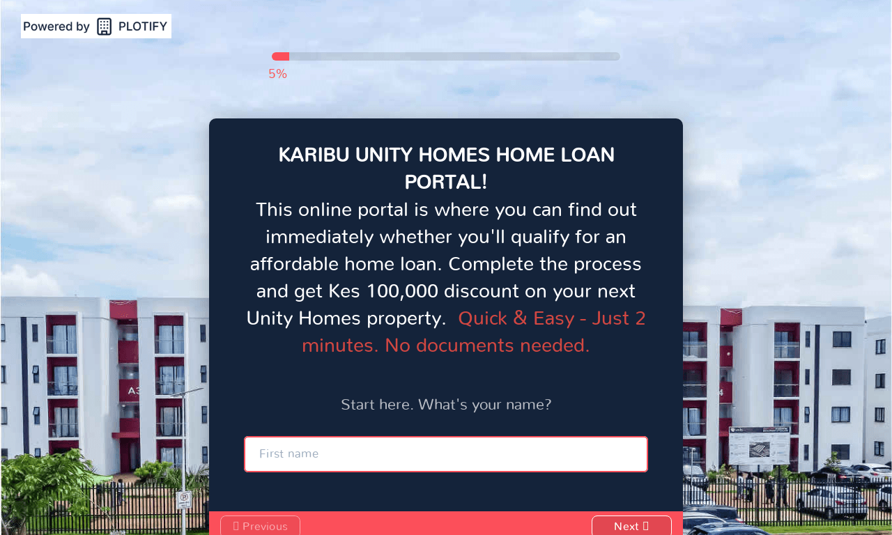 Unity Homes Discount